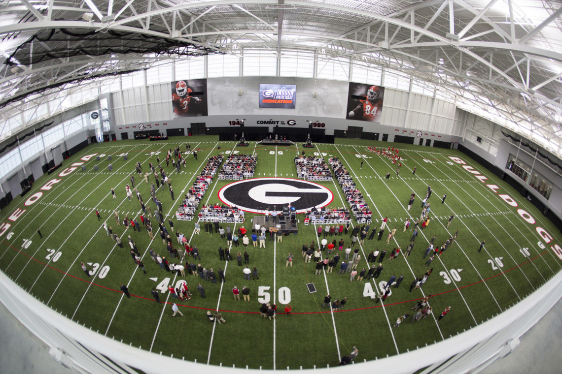 Indoor Athletic Facility dedicated during ribbon-cutting ceremony - UGA ...