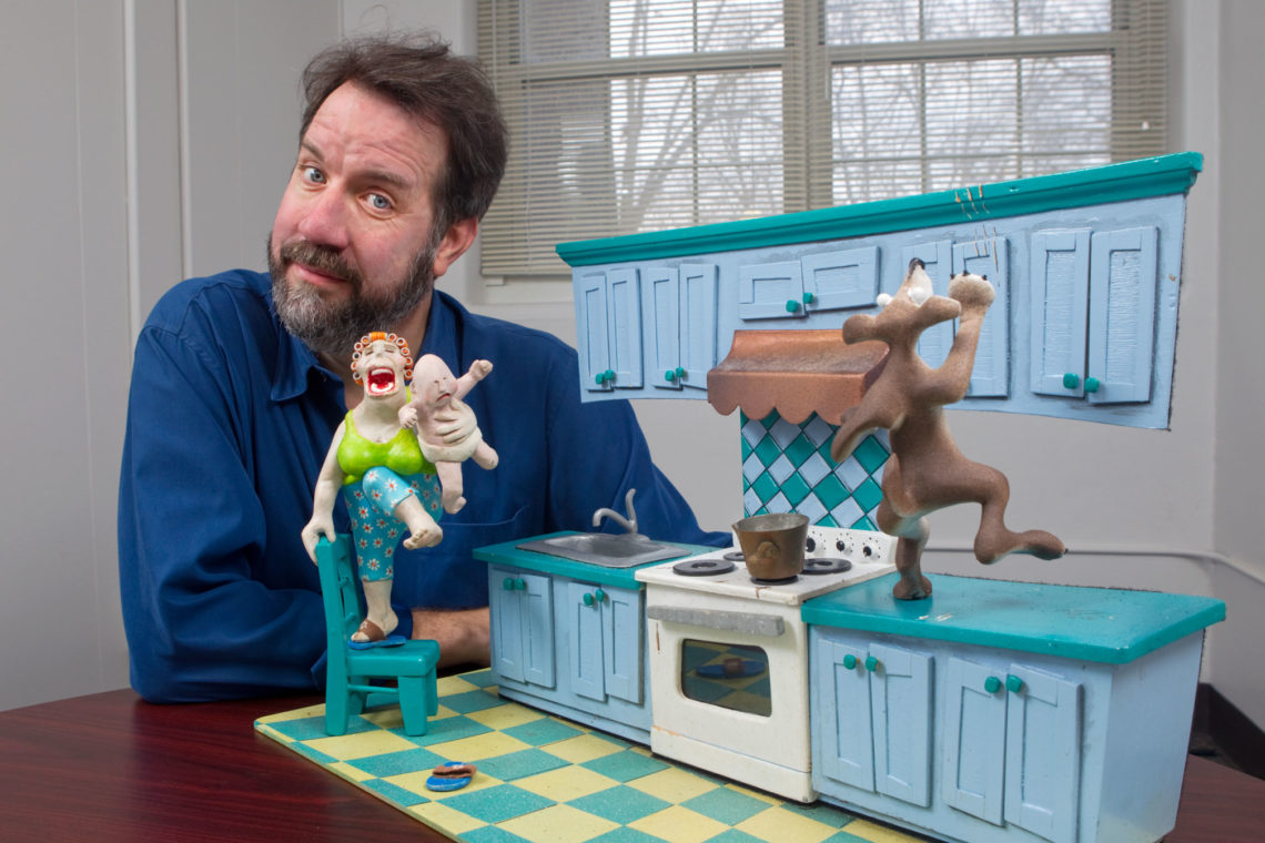 CAES graphic designer exercises creative muscle for college projects ...