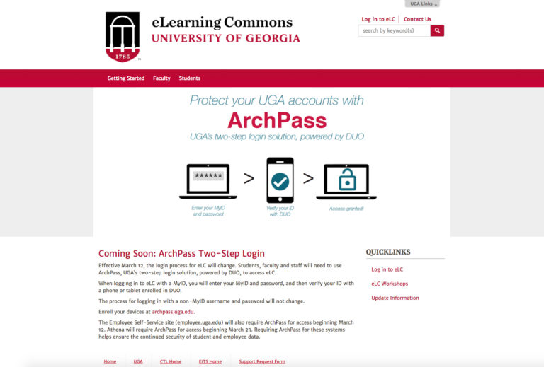 eLearning Commons now has help website - UGA Today
