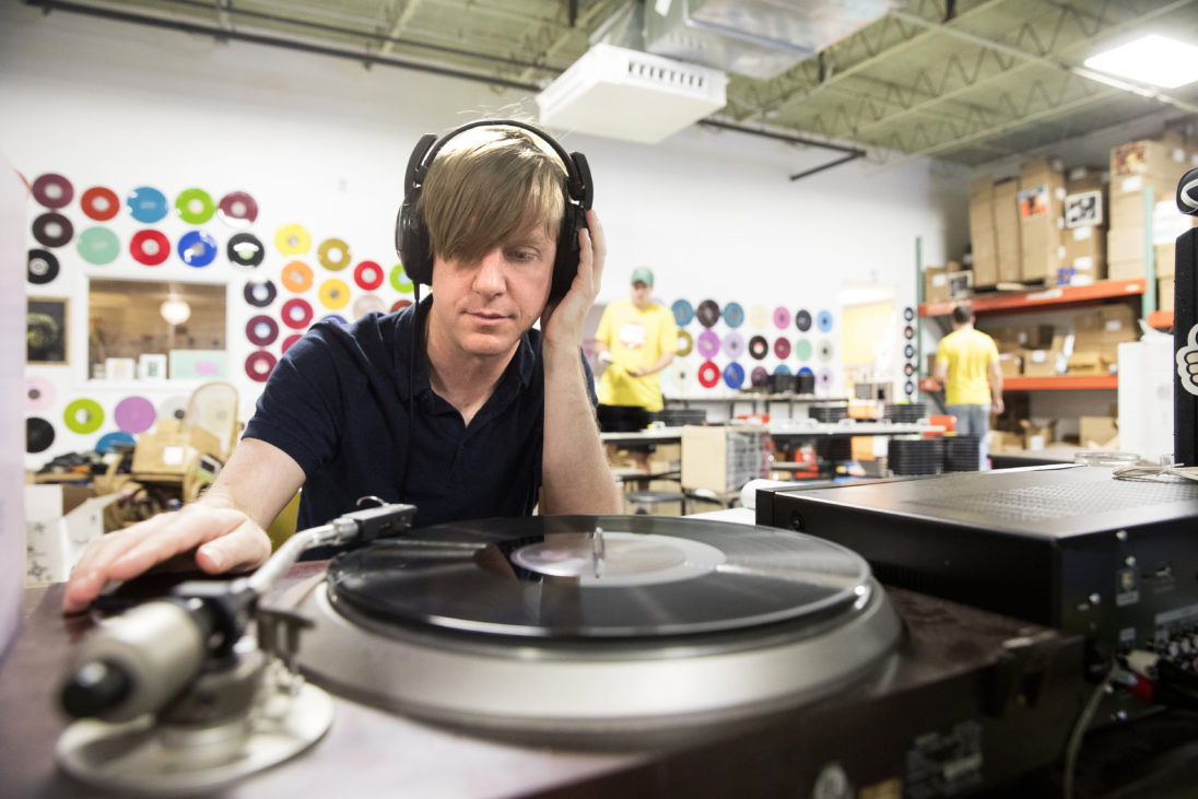 A Triple Dawg pressing vinyl in Athens - UGA Today