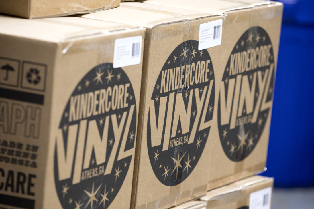 A Triple Dawg pressing vinyl in Athens - UGA Today