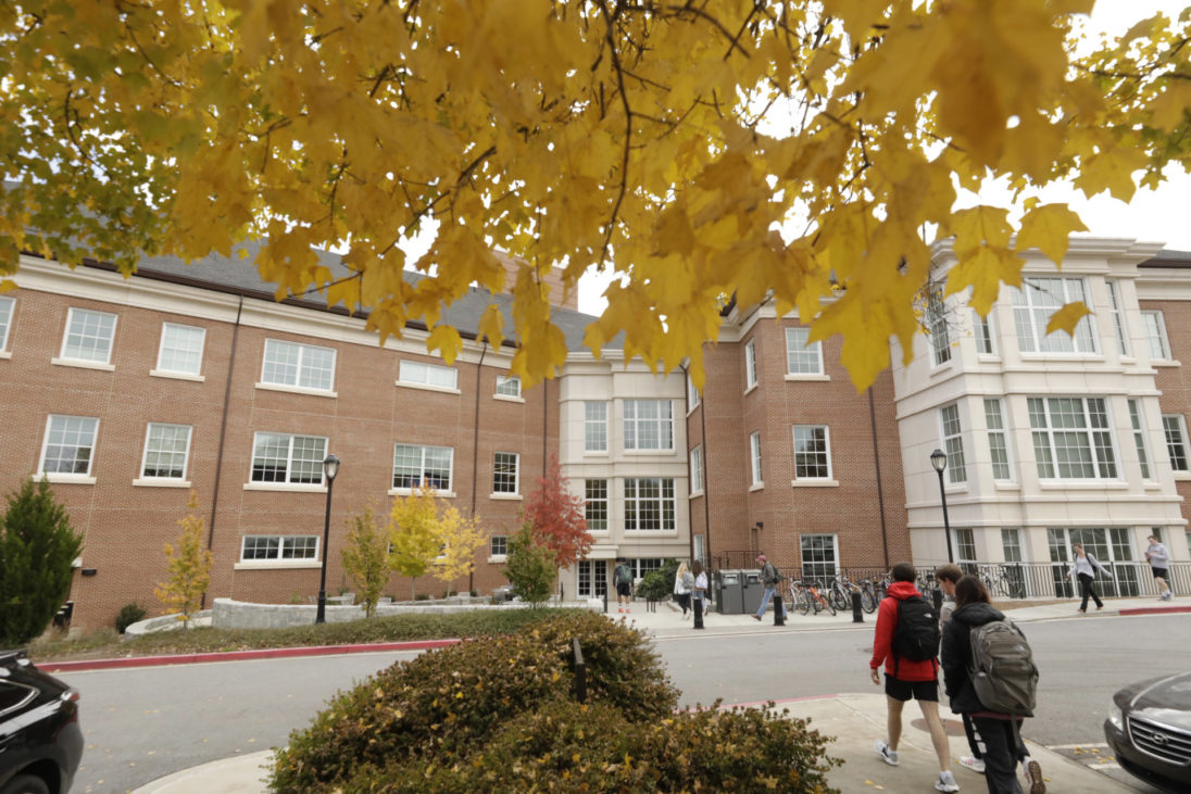 Fall colors cover campus
