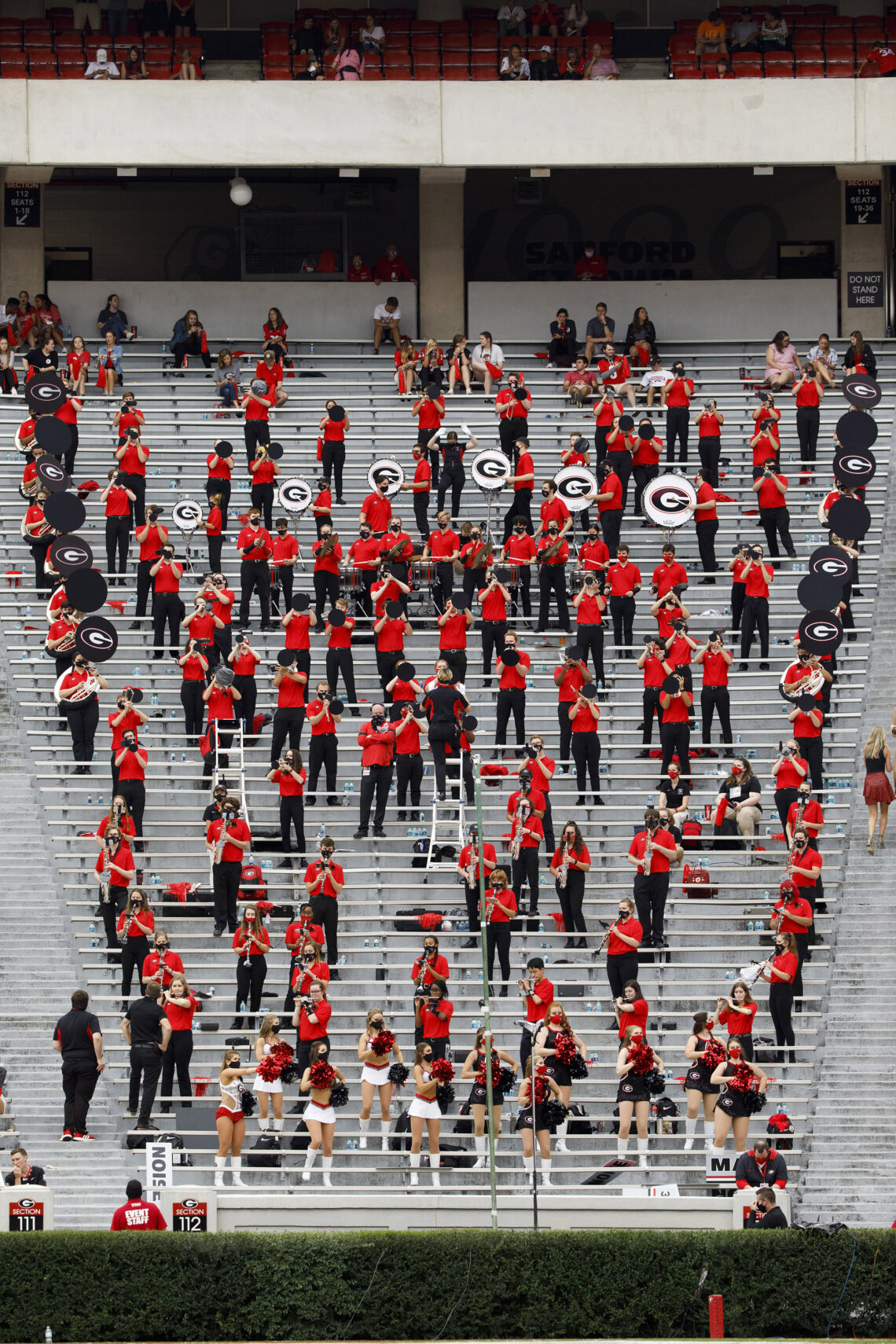 The Redcoat Band plays on despite the pandemic