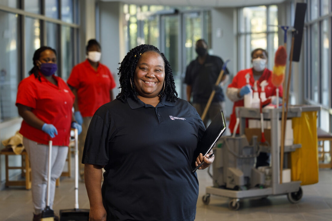 Keeping campus buildings safe and sanitized