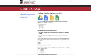 Access to G Suite at UGA - UGA Today