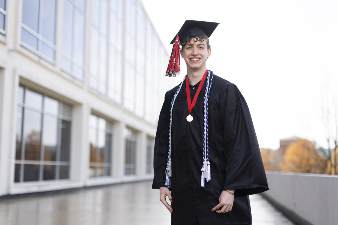 Student speaker reflects on love of collegiate journey