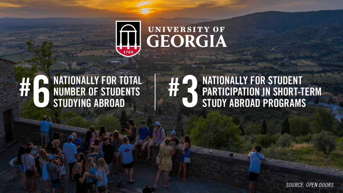 UGA ranks top 10 in nation for study abroad participation