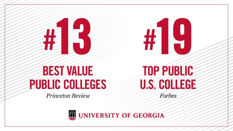 UGA ranks among best universities in the nation