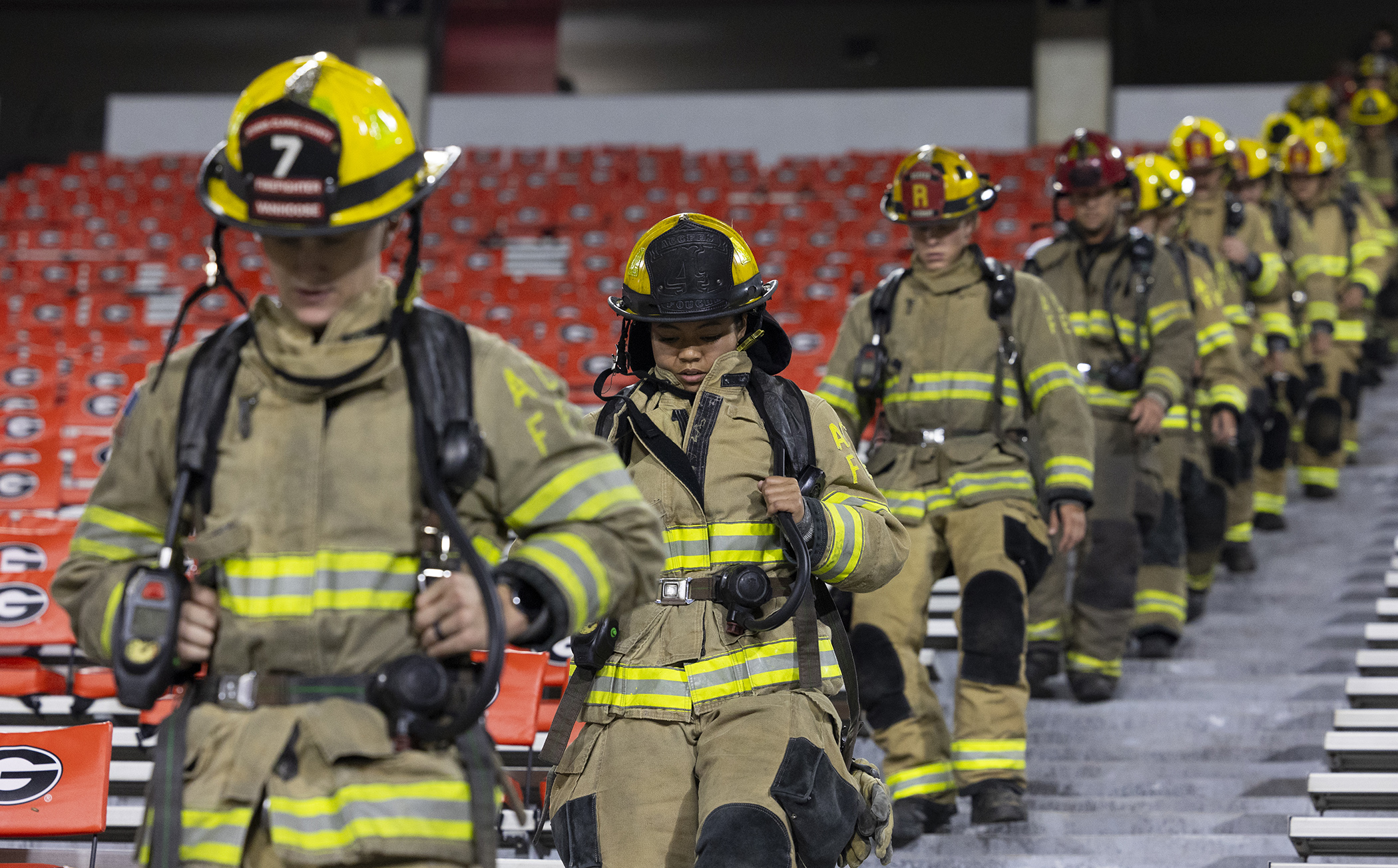 Inaugural 9/11 memorial stair climb takes place at Sanford Stadium