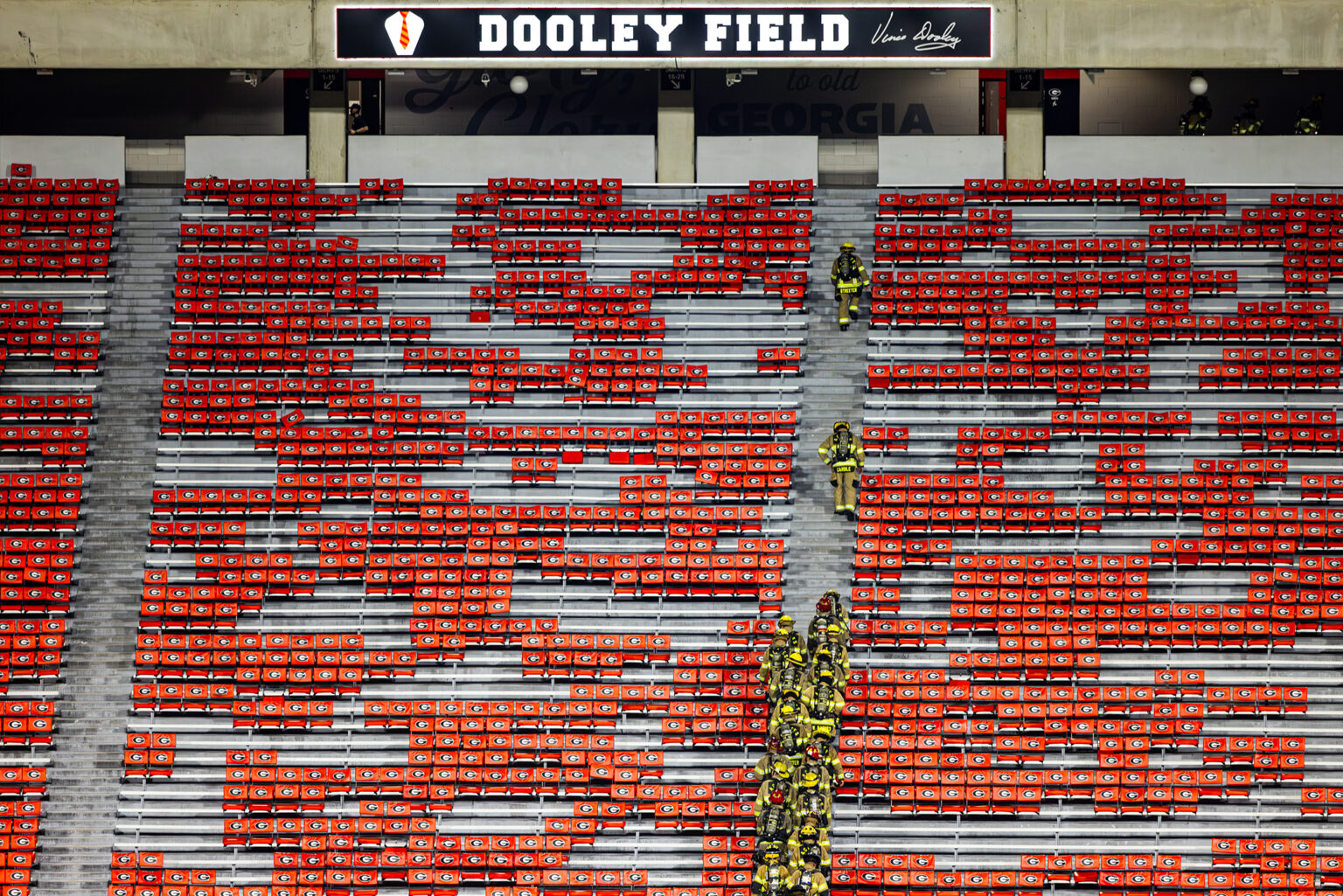 Inaugural 9/11 memorial stair climb takes place at Sanford Stadium