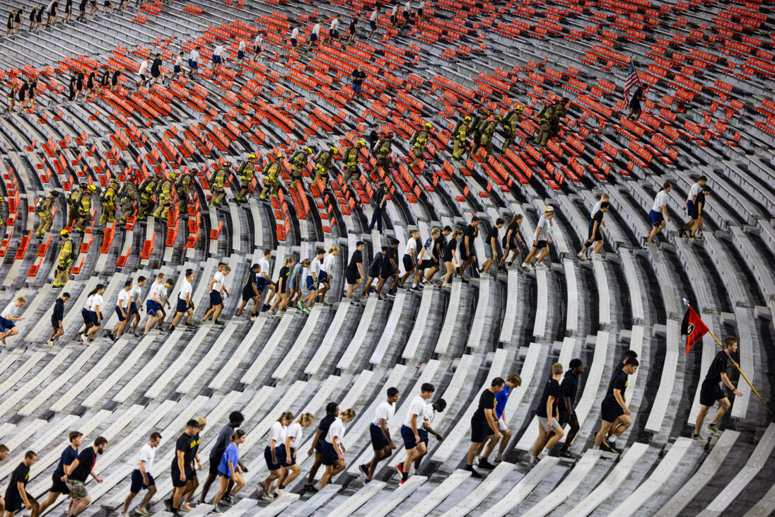 Inaugural 9/11 memorial stair climb takes place at Sanford Stadium